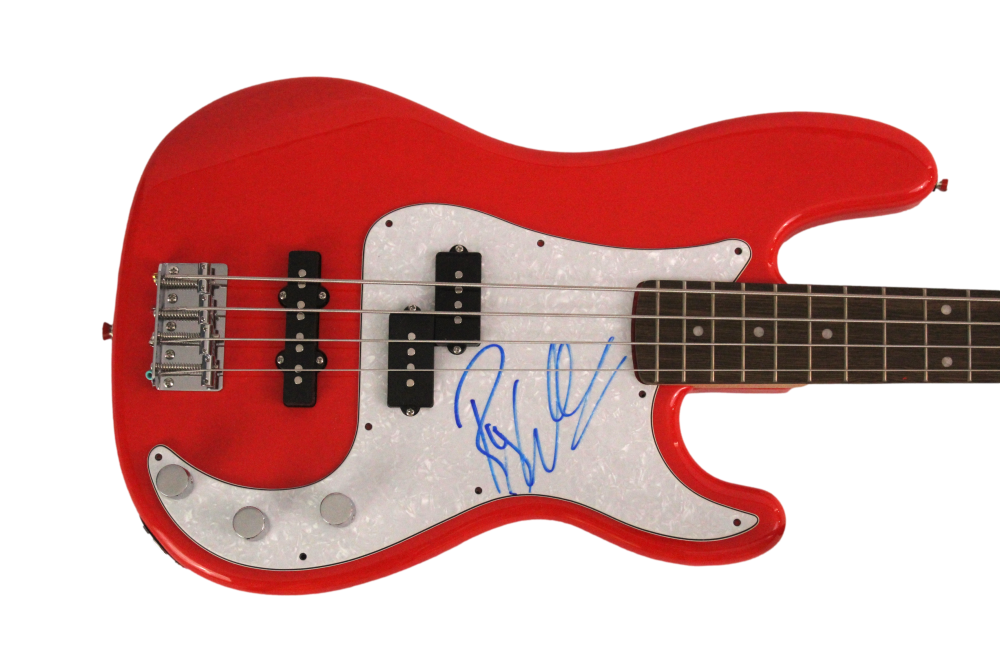 ROGER WATERS SIGNED AUTOGRAPH FENDER ELECTRIC BASS GUITAR / PINK FLOYD ...