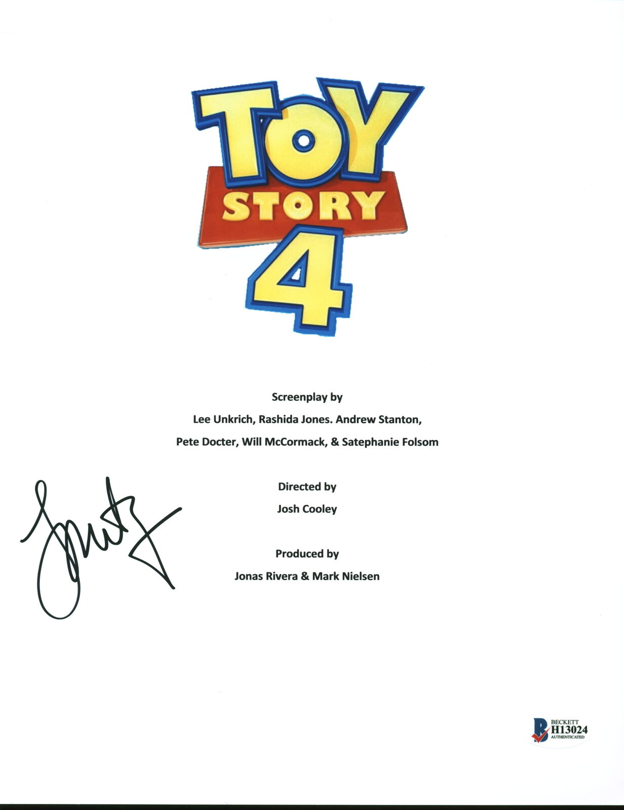 Laurie Metcalf Toy Story 4 Signed 8.5x11 Script Cover Photo BAS #H13024 ...