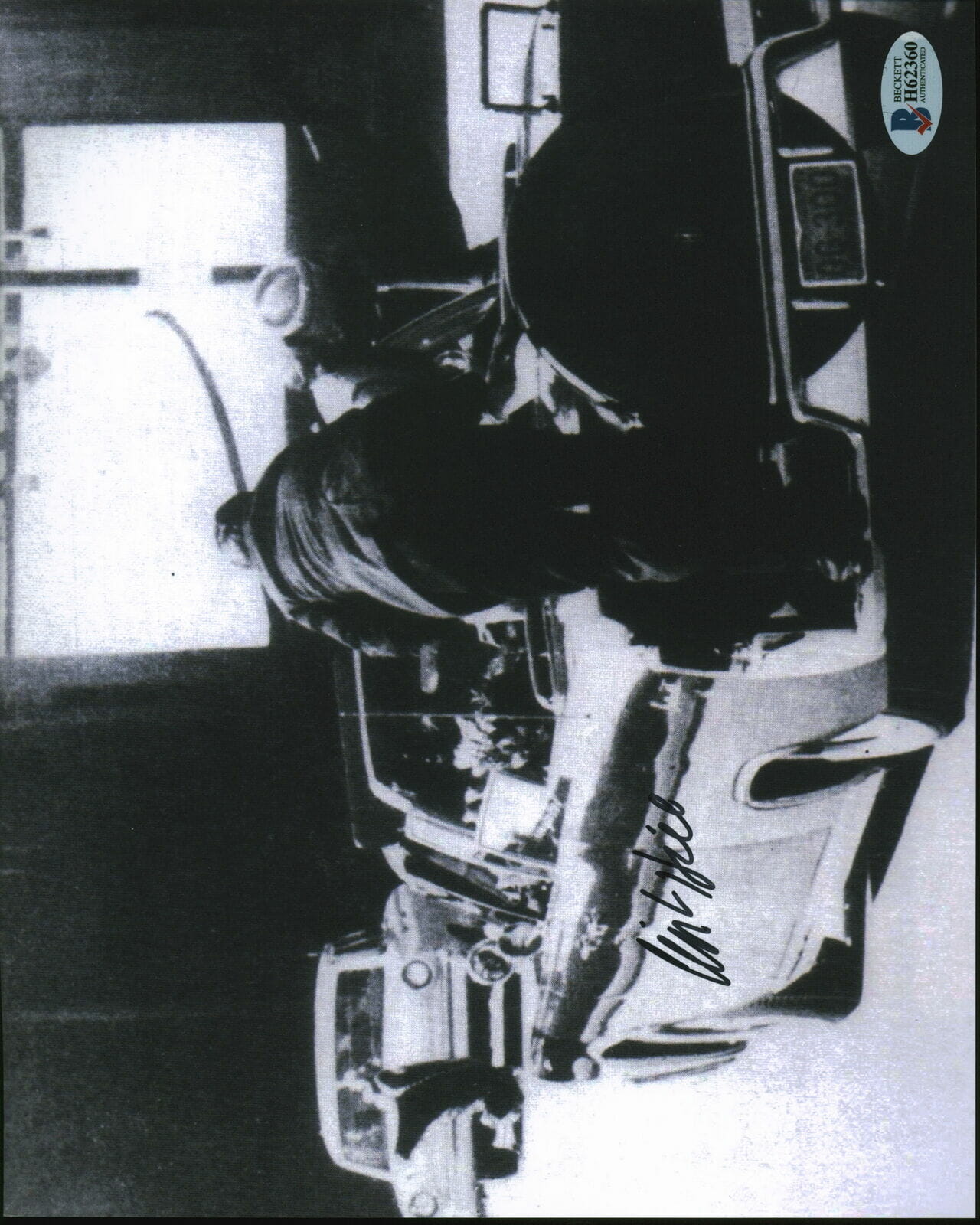 Clint Hill JFK Assassination Secret Service Agent Signed 8x10 Photo BAS ...