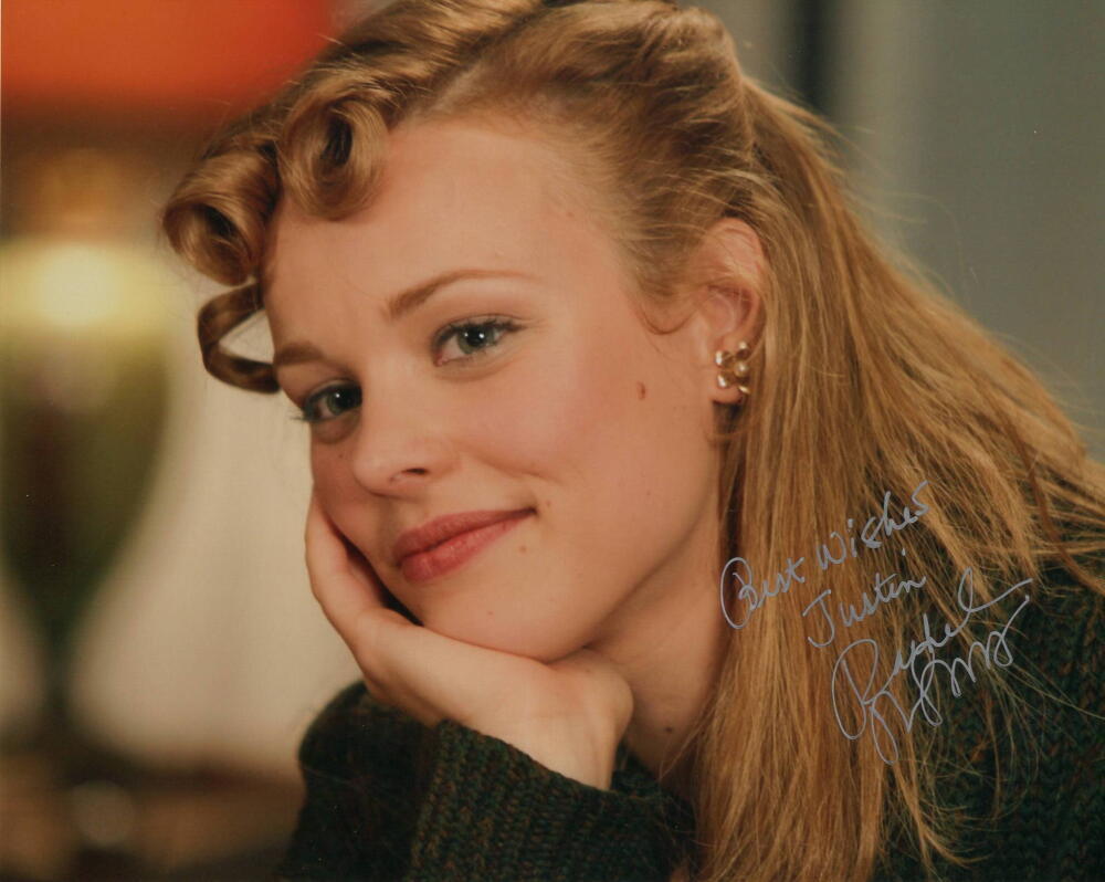 RACHEL MCADAMS SIGNED AUTOGRAPH 8X10 PHOTO - MEAN GIRLS & THE NOTEBOOK ...