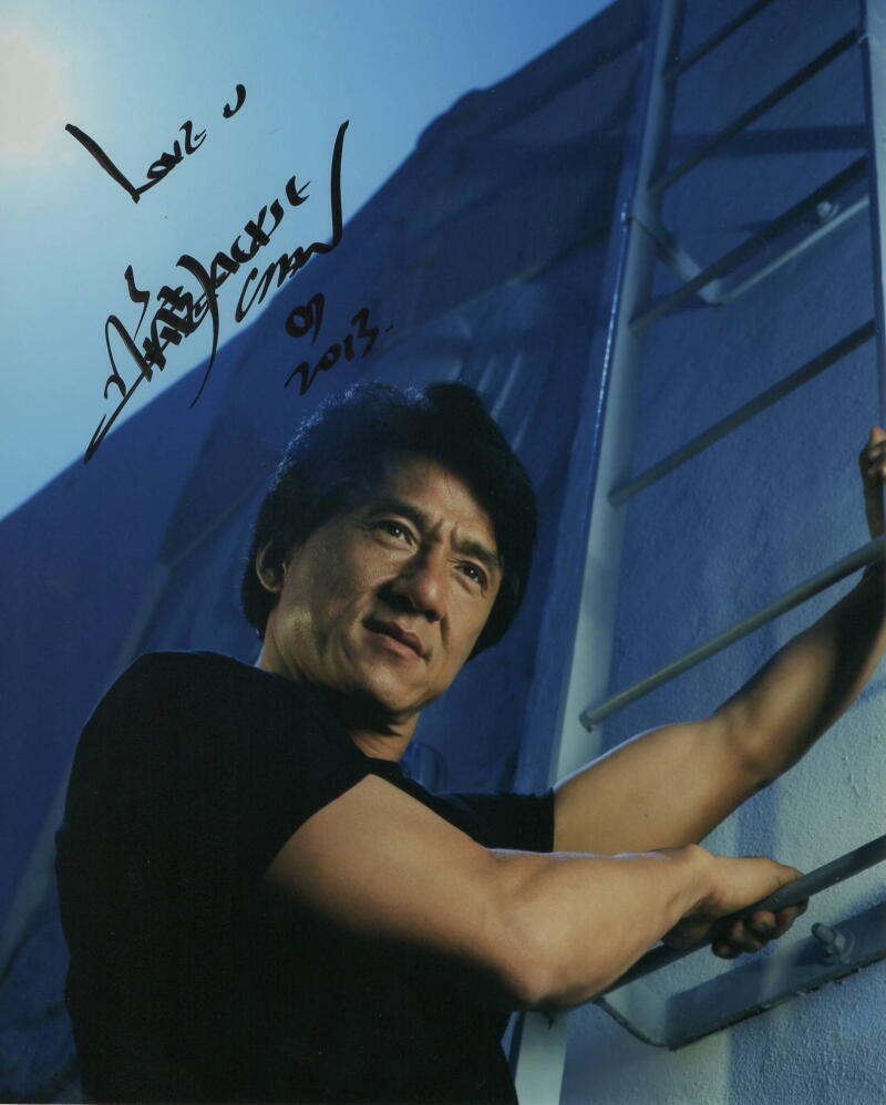 JACKIE CHAN SIGNED AUTOGRAPH 8X10 PHOTO - RUMBLE IN THE BRONX & RUSH ...