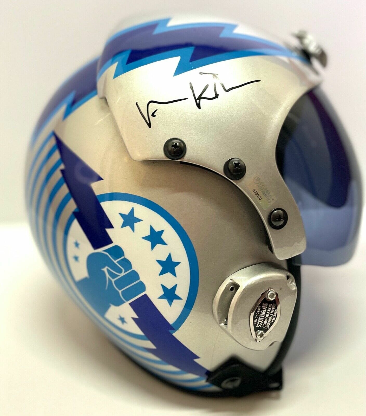 VAL KILMER Signed Autograph Top Gun Helmet Iceman Beckett Celebrity ...