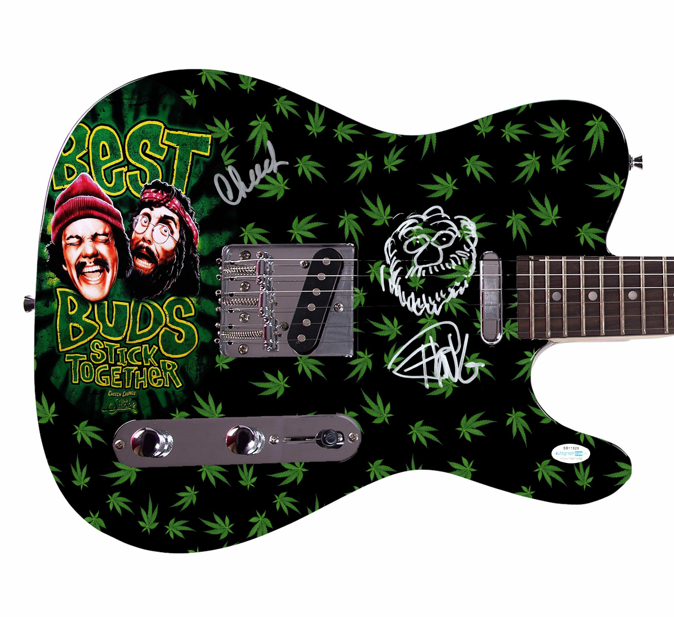 Cheech And Chong Weed 420 Best Buds Up in Smoke Graphics Photo Signed ...