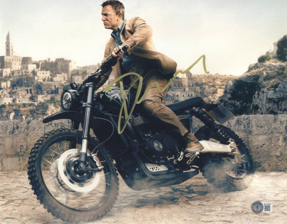 DANIEL CRAIG SIGNED 11X14 PHOTO JAMES BOND 007 AUTHENTIC AUTOGRAPH ...