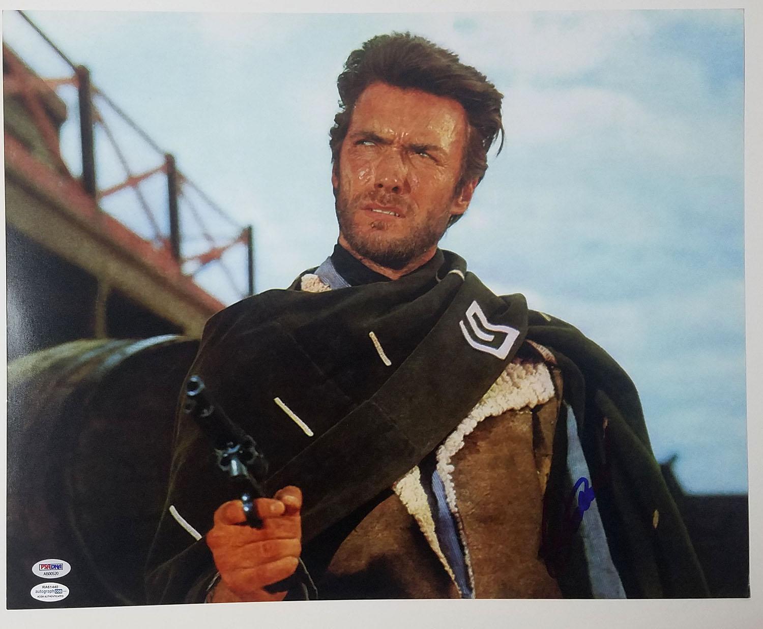 Clint Eastwood Autographed The Good The Bad The Ugly 16x20 Photo ACOA ...