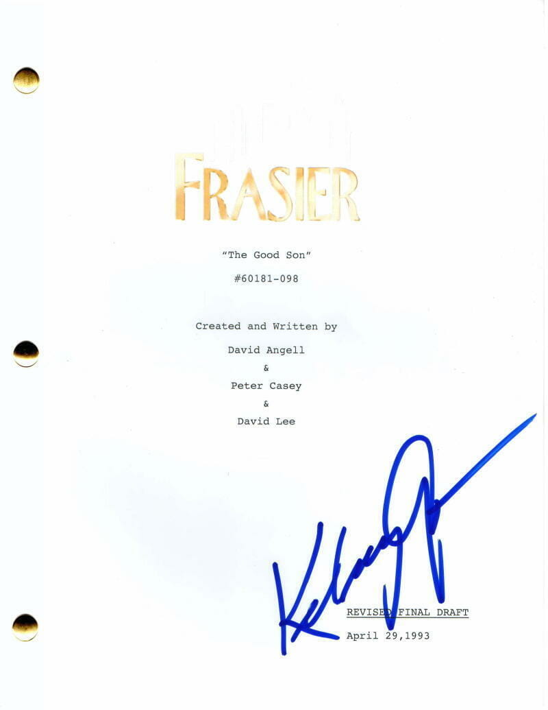 KELSEY GRAMMER SIGNED AUTOGRAPH FRASIER FULL PILOT SCRIPT - CHEERS, TOY ...