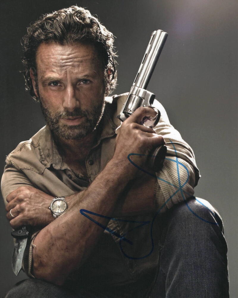ANDREW LINCOLN SIGNED AUTOGRAPH 8X10 PHOTO - RICK GRIMES THE WALKING ...