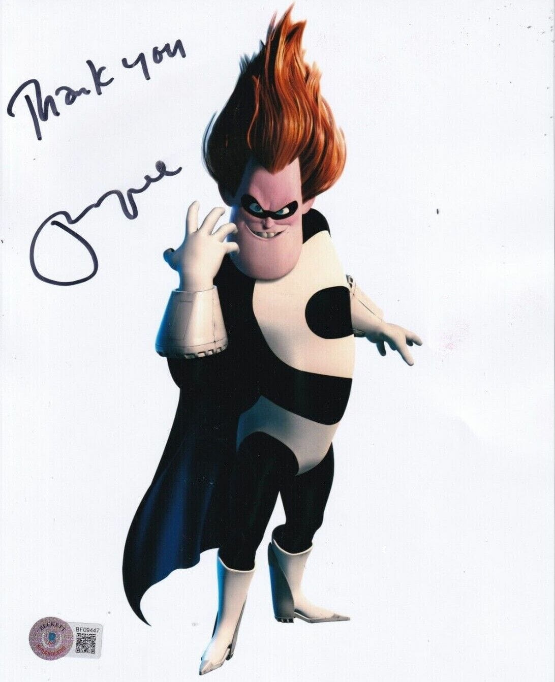 JASON LEE signed (THE INCREDIBLES) Disney Pixar movie 8X10 photo ...