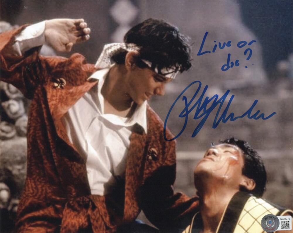 RALPH MACCHIO SIGNED 8X10 PHOTO THE KARATE KID COBRA KAI AUTOGRAPH ...