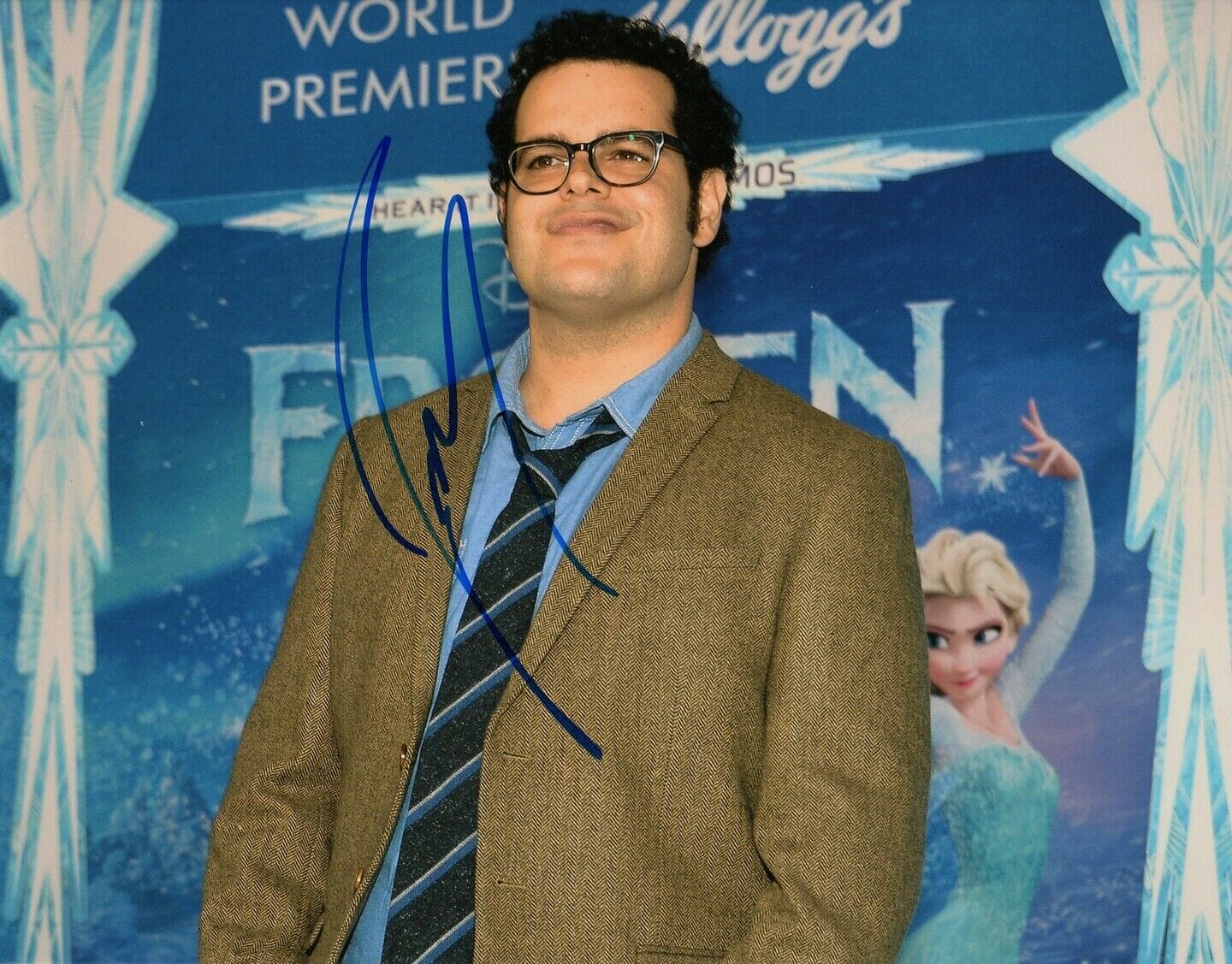 Signed Frozen Olaf Actor Josh Gad 8x10 Photo COA | Autographia