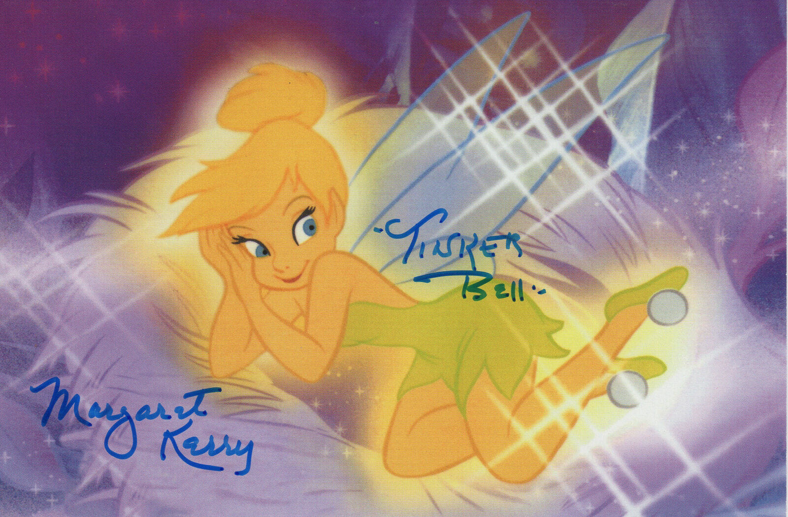Margaret Kerry Signed 4x6 Photo Tinkerbell Peter Pan 7 COA | Autographia