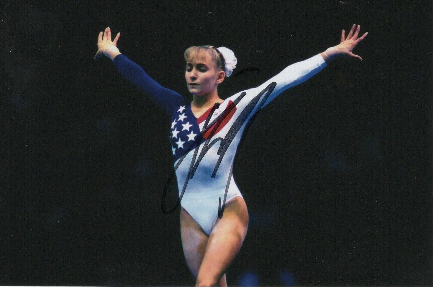 Shannon Miller Signed 4x6 Photo Olympic Gymnast 3 COA | Autographia