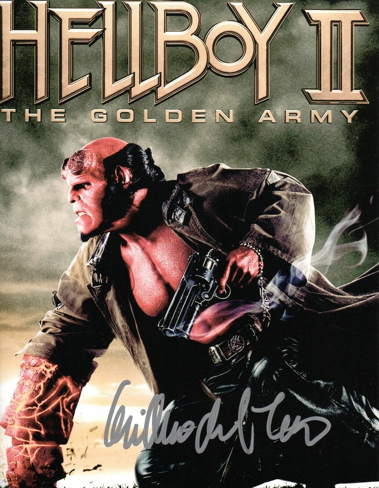 Guillermo Del Toro Signed 8x10 Photo Hellboy II COA | Autographia