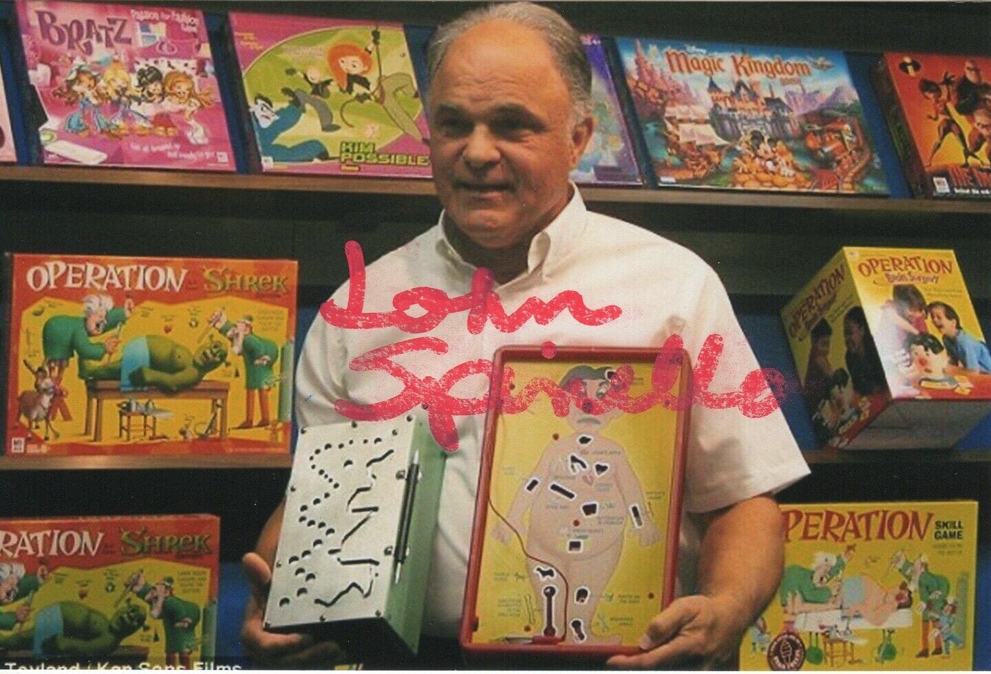 John Spinello Signed 4x6 Photo Operation Game Inventor 1 COA | Autographia