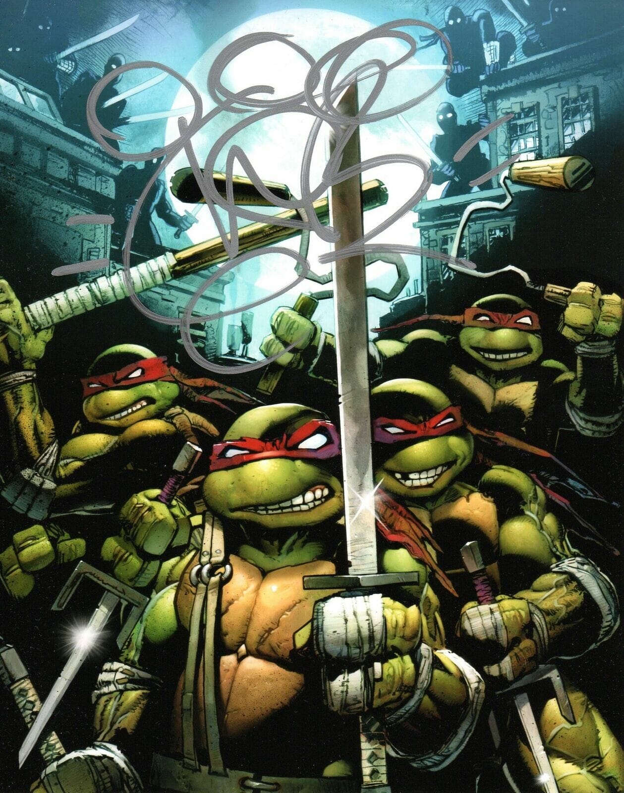 Vanilla Ice Signed 8x10 Photo TMNT Ninja Turtles 6 COA | Autographia