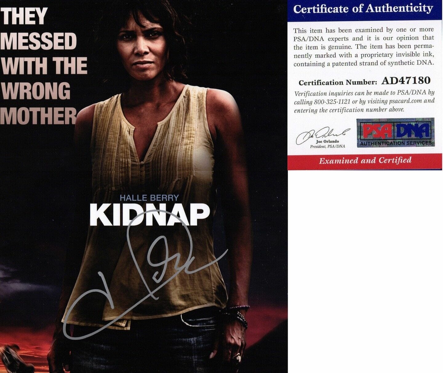Halle Berry Signed 11x14 Photo Kidnap Storm X-Men PSA COA | Autographia