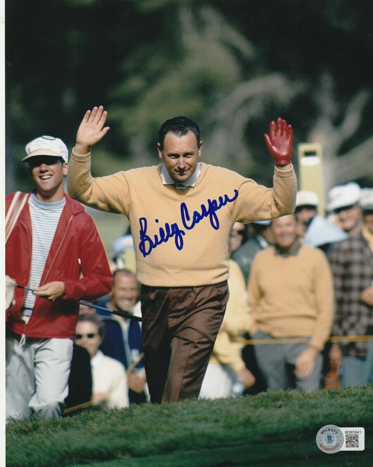 BILLY CASPER Signed 8x10 PHOTO w/ Beckett (BAS) COA | Autographia