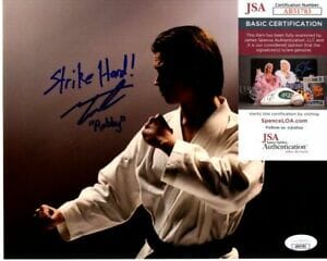 TANNER BUCHANAN signed autographed 8x10 COBRA KAI ROBBY KEENE photo JSA ...