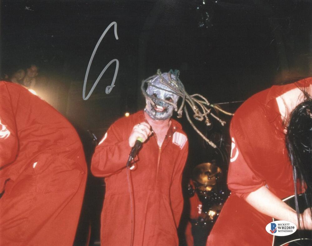 COREY TAYLOR SIGNED 8x10 PHOTO SLIPKNOT AUTHENTIC AUTOGRAPH PROOF ...