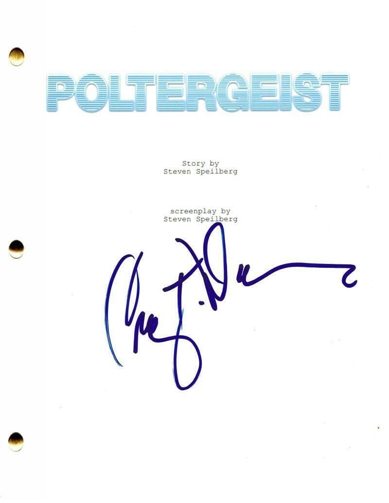 CRAIG T. NELSON SIGNED POLTERGEIST FULL SCRIPT AUTHENTIC AUTOGRAPH ...
