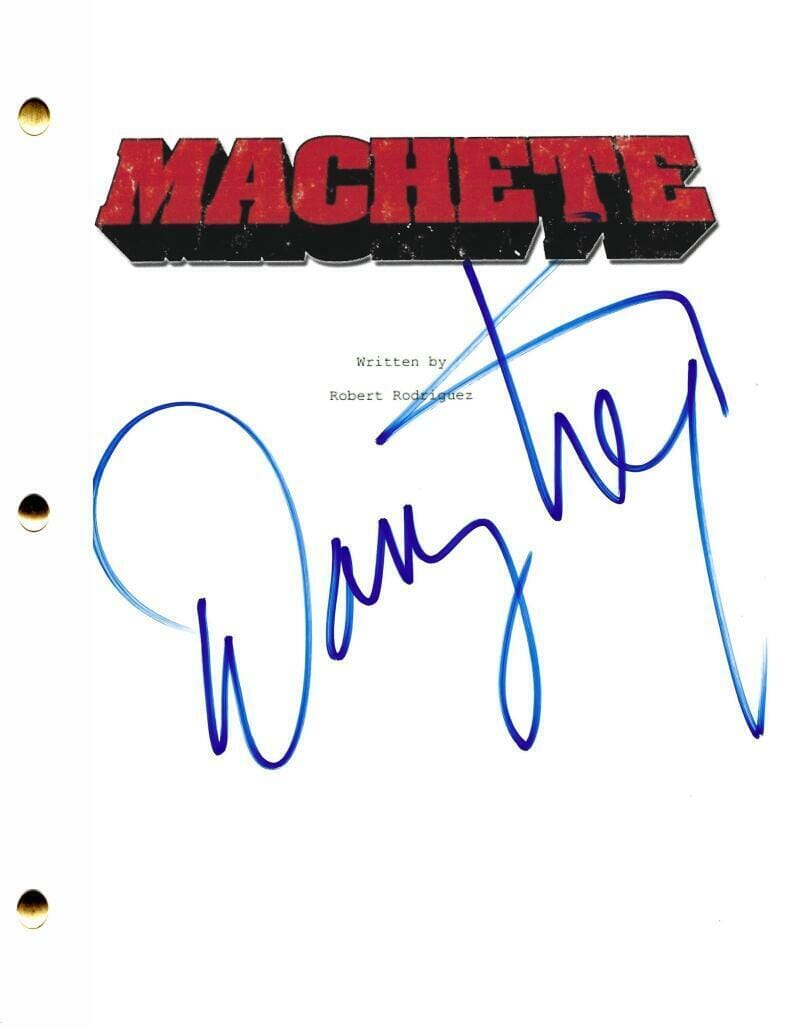 DANNY TREJO SIGNED MACHETE FULL SCRIPT AUTHENTIC AUTOGRAPH HOLOGRAM ...