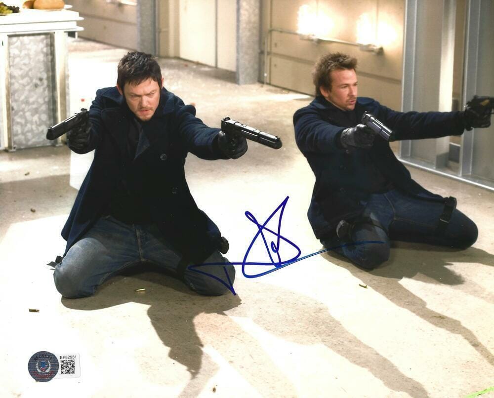 NORMAN REEDUS SIGNED 8X10 PHOTO THE BOONDOCKS SAINTS AUTOGRAPH BECKETT ...
