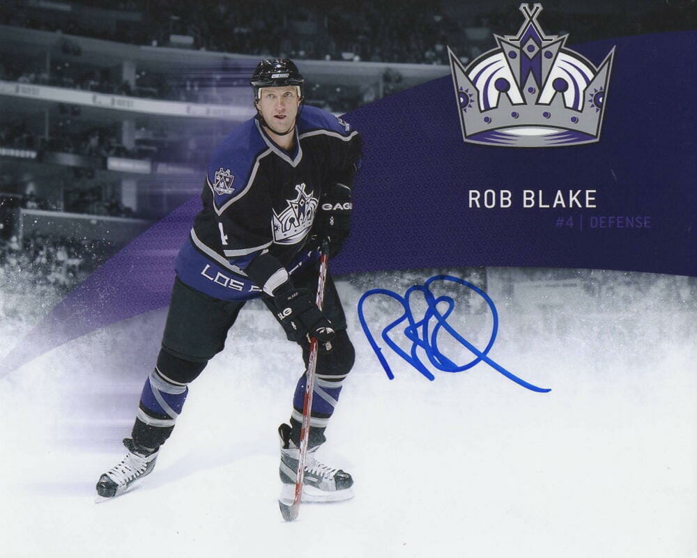ROB BLAKE SIGNED AUTOGRAPH 8X10 PHOTO - SACRAMENTO KINGS SUPERSTAR VERY ...