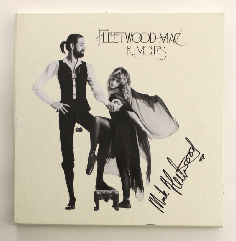 MICK FLEETWOOD MAC SIGNED AUTOGRAPH ALBUM VINYL RECORD - RUMOURS BOX ...