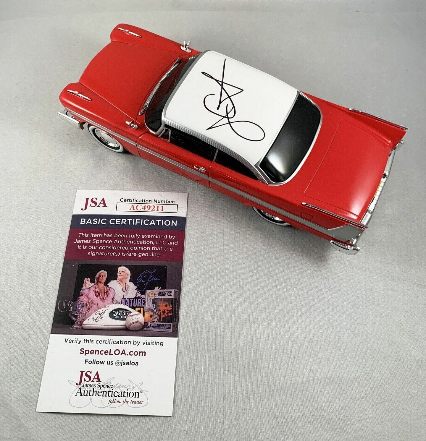 John Carpenter Signed Diecast Car 1:24 Christine JSA COA | Autographia