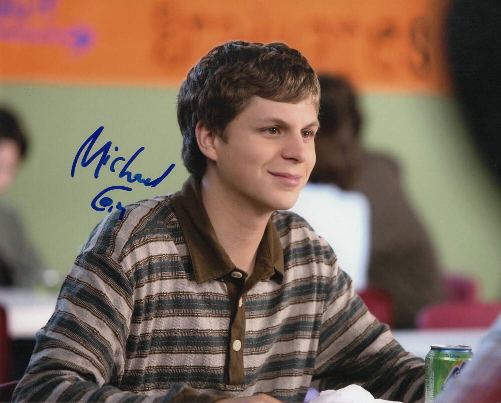 MICHAEL CERA SIGNED AUTOGRAPH 8X10 PHOTO - SUPERBAD, SCOTT PILGRIM VS ...
