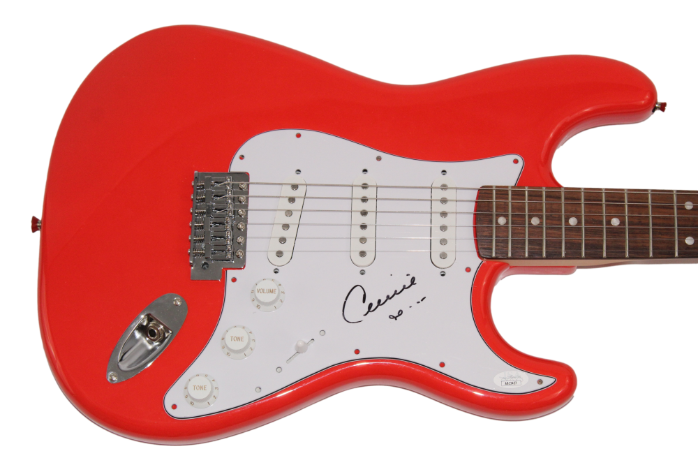 CELINE DION SIGNED AUTOGRAPH FENDER ELECTRIC GUITAR - TITANIC SINGER ...