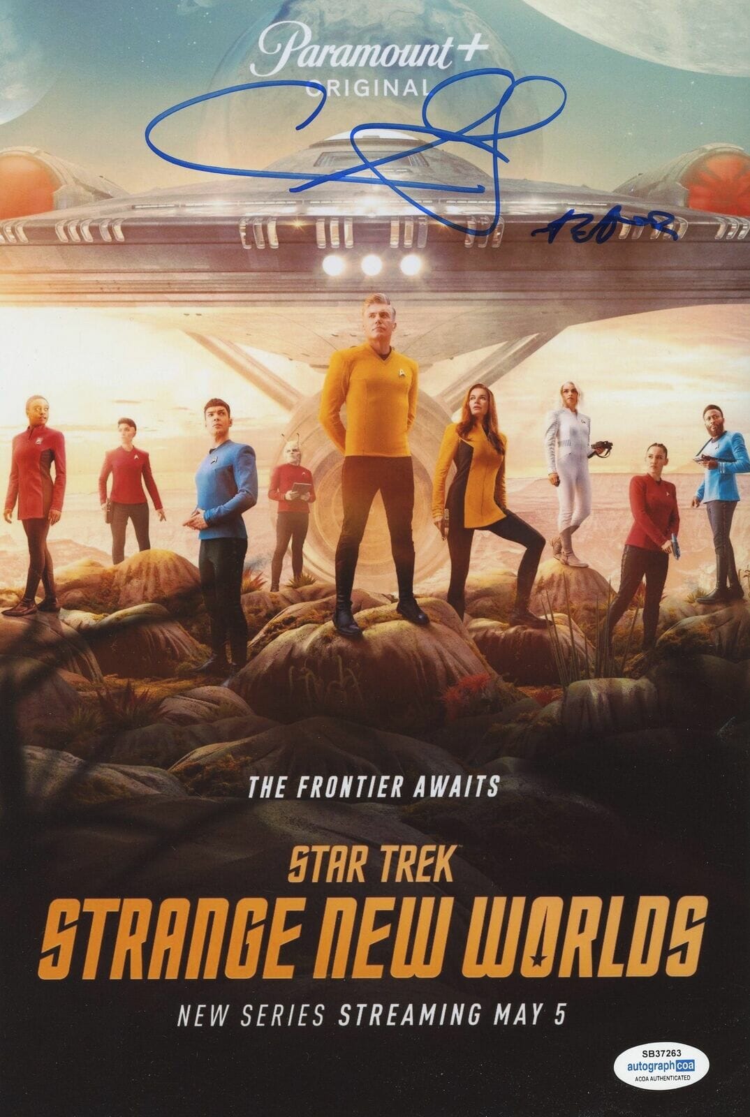 Celia Rose Gooding & Bruce Horak "Star Trek: Strange New Worlds" SIGNED ...
