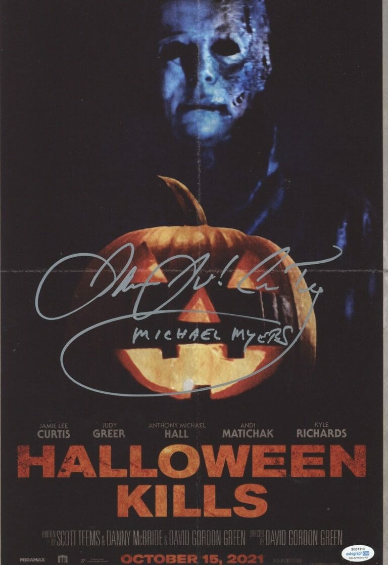 James Jude Courtney "Halloween Kills" AUTOGRAPH Signed 12x18 Poster ...