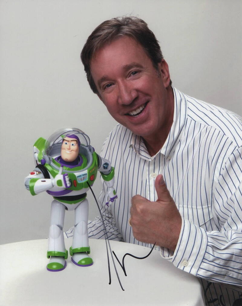 TIM ALLEN SIGNED AUTOGRAPH 8X10 PHOTO BUZZ LIGHTYEAR TOY STORY HOME ...
