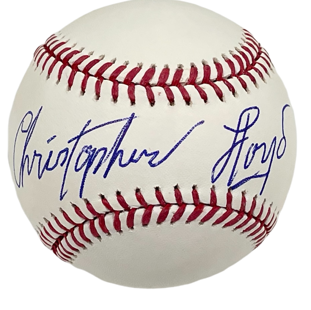 CHRISTOPHER LLOYD SIGNED OFFICIAL MAJOR LEAGUE BASEBALL AUTOGRAPH ...