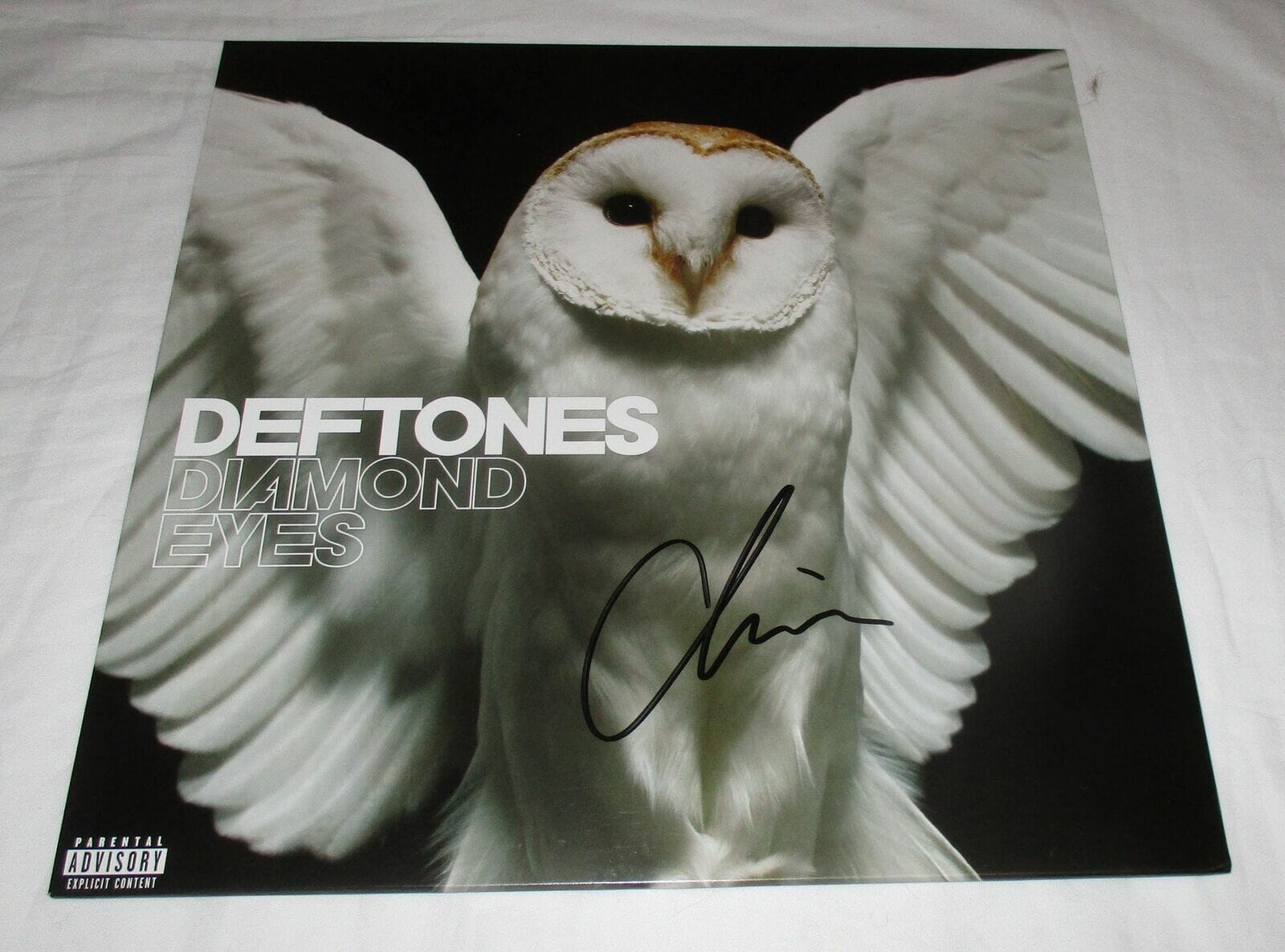 CHINO MORENO SIGNED DEFTONES DIAMOND EYES VINYL RECORD JSA | Autographia
