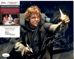 SEAN ASTIN signed autographed 8x10 THE LORD OF THE RINGS HOBBIT SAM ...