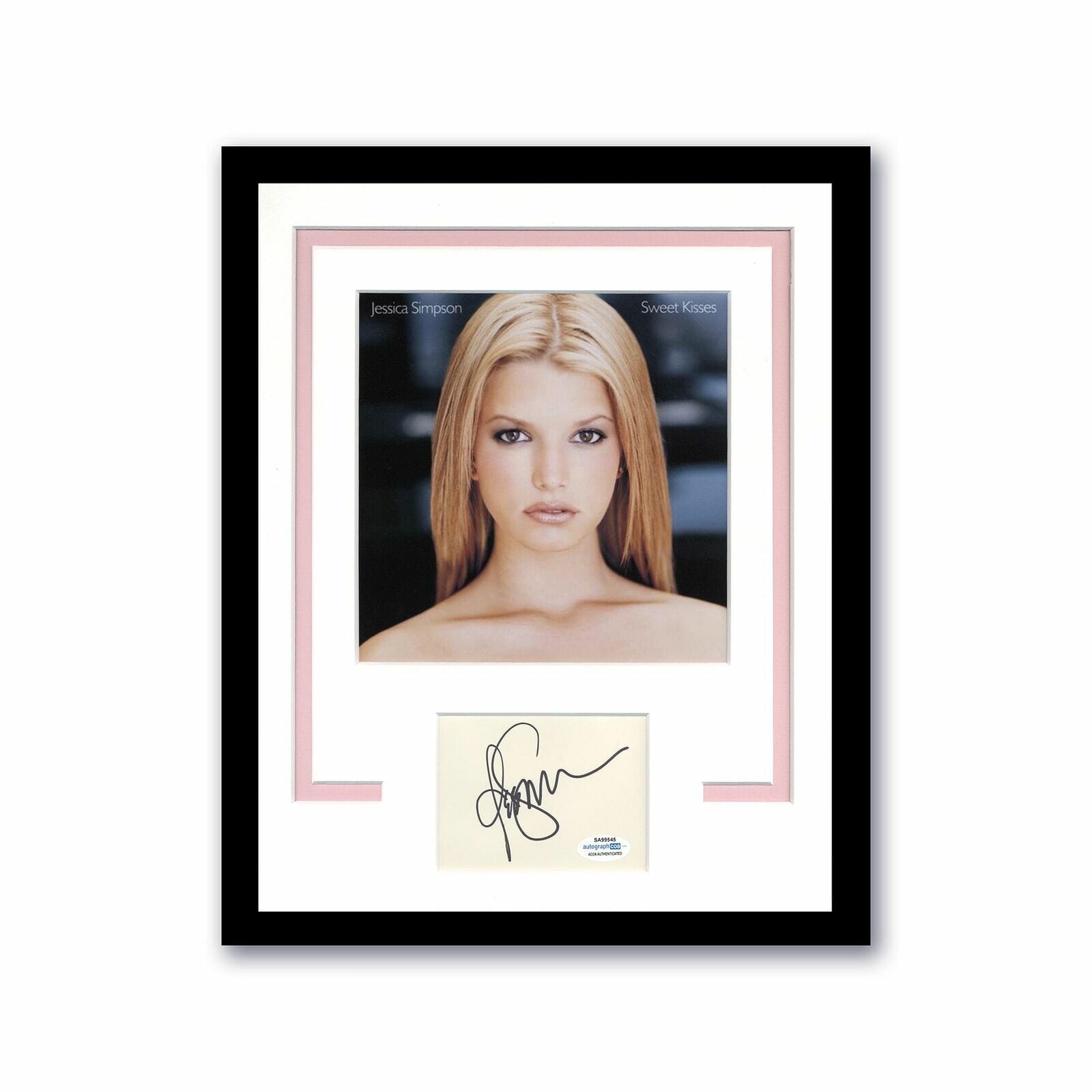 Jessica Simpson "Sweet Kisses" AUTOGRAPH Signed Photo Framed 11x14 ...