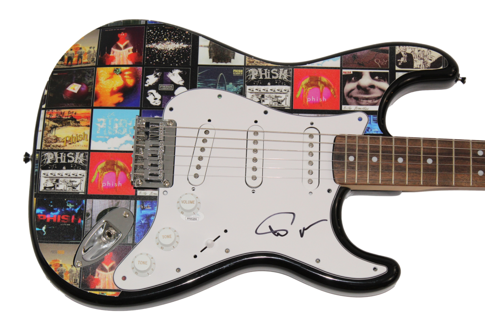 TREY ANASTASIO SIGNED AUTOGRAPH CUSTOM FENDER ELECTRIC GUITAR PHISH 1/1 ...