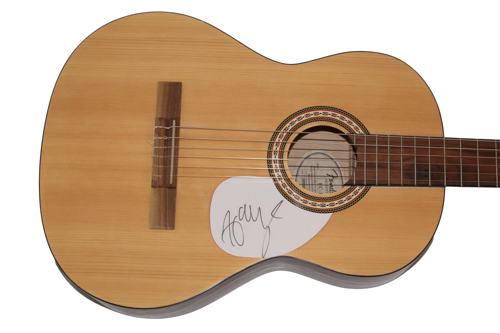 HARRY STYLES SIGNED AUTOGRAPH FULL SIZE FENDER ACOUSTIC GUITAR - VERY ...