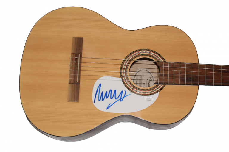 MARCUS MUMFORD SIGNED AUTOGRAPH FULL SIZE FENDER ACOUSTIC GUITAR & SONS ...