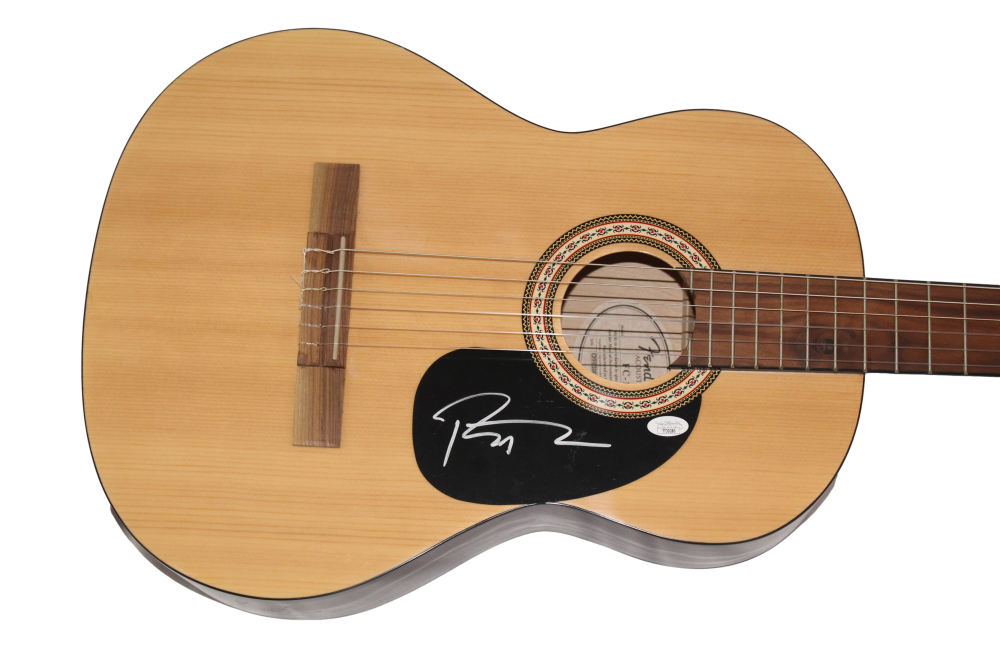 ROB THOMAS SIGNED AUTOGRAPH FULL SIZE FENDER ACOUSTIC GUITAR MATCHBOX ...