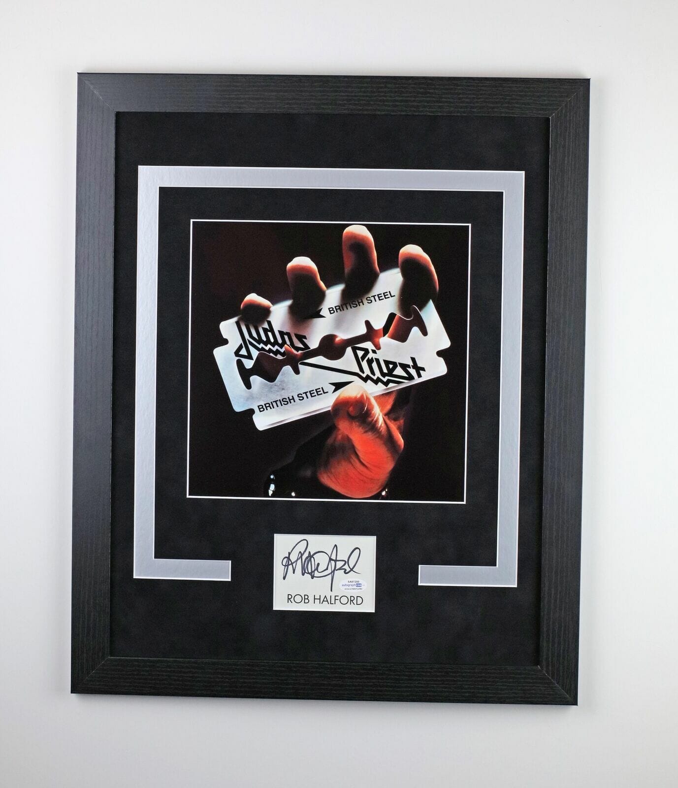 Rob Halford "Judas Priest" AUTOGRAPH Signed 'British Steel' Framed ...