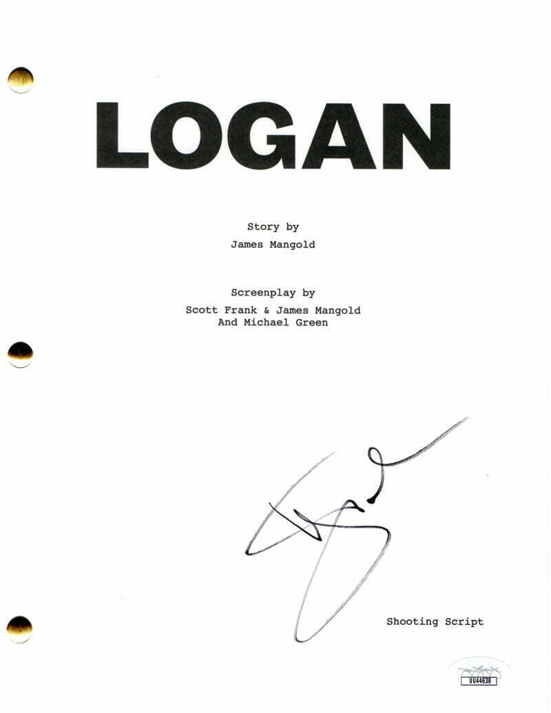HUGH JACKMAN SIGNED AUTOGRAPH LOGAN FULL MOVIE SCRIPT - X-MEN WOLVERINE ...