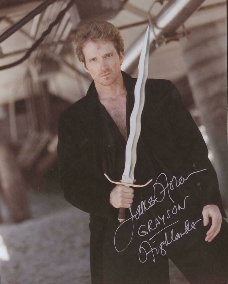 JAMES HORAN GRAYSON HIGHLANDER SIGNED AUTOGRAPHED 8X10 PHOTO W/ COA ...