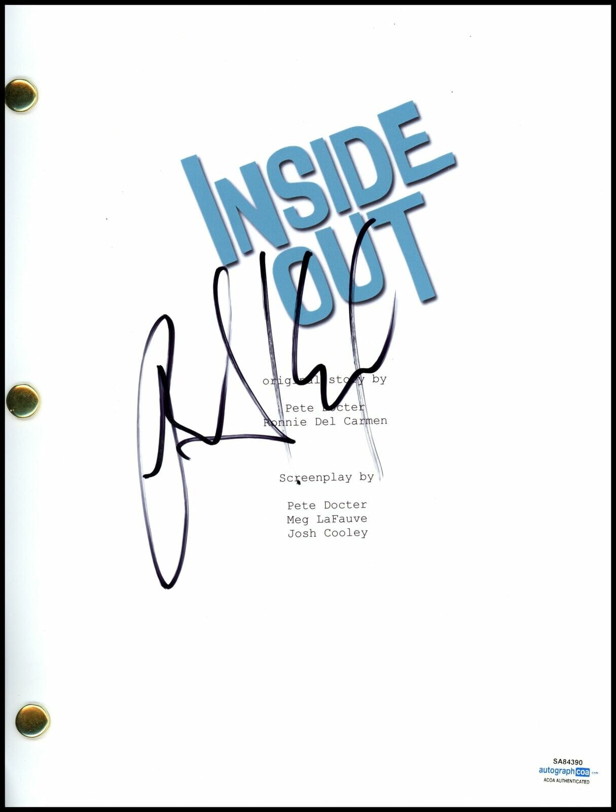 Richard Kind "Inside Out" AUTOGRAPH Signed 'Bing Bong' Script ...