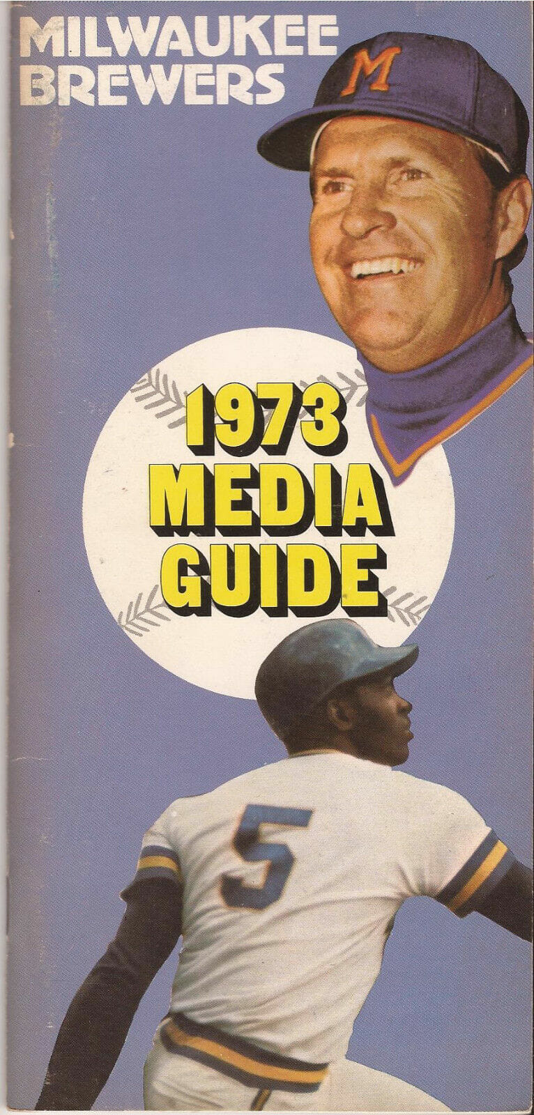 MILWAUKEE BREWERS MLB BASEBALL 1973 MEDIA GUIDE VINTAGE GREAT COLOR ...