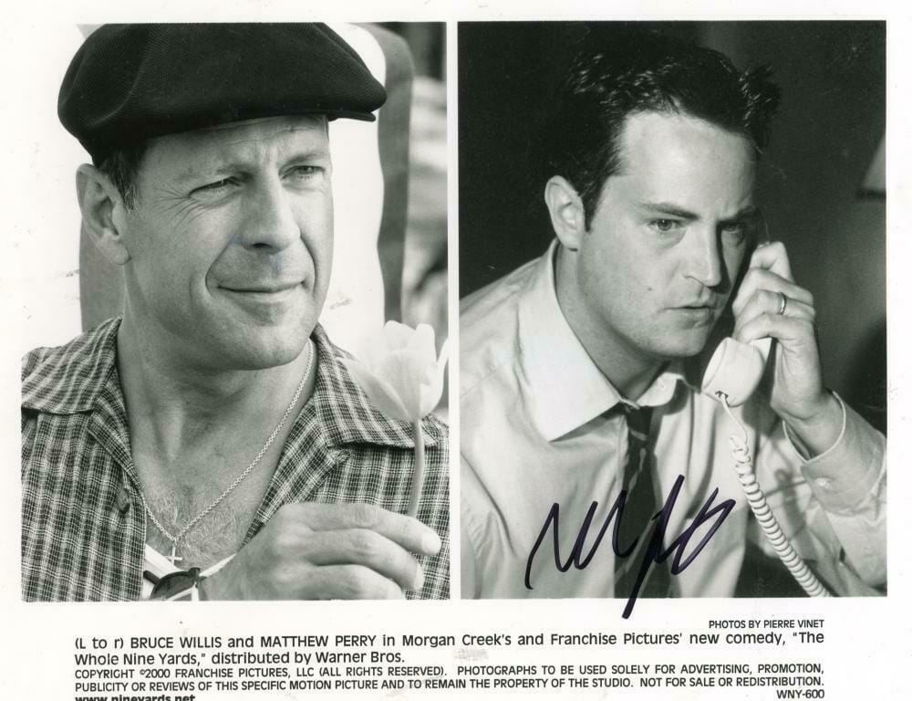 MATTHEW PERRY 2000 ORIGINAL PROMO FRIENDS SIGNED AUTOGRAPHED 8X10 PHOTO ...