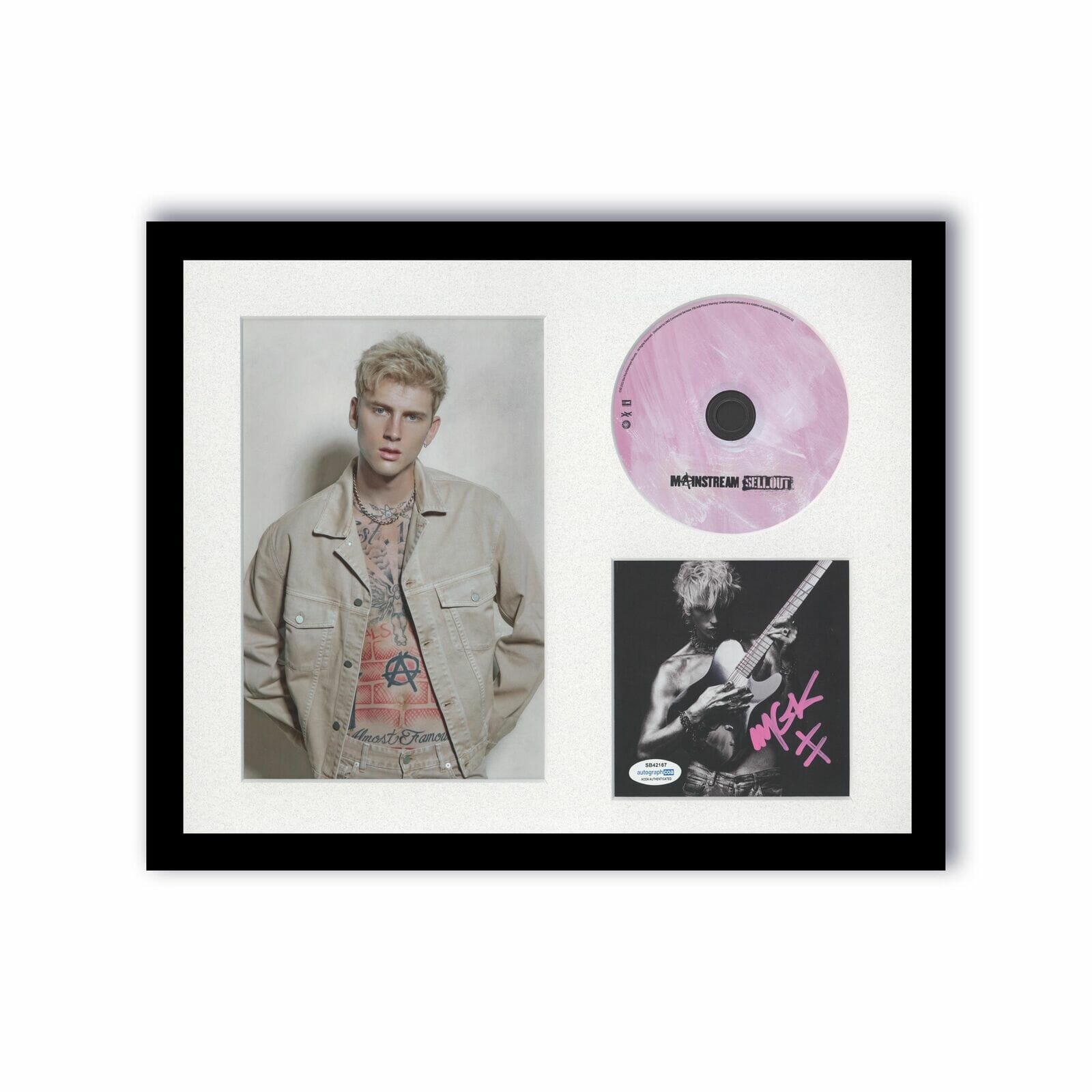 Machine Gun Kelly "Mainstream Sellout" AUTOGRAPH Signed Framed 11x14 ...