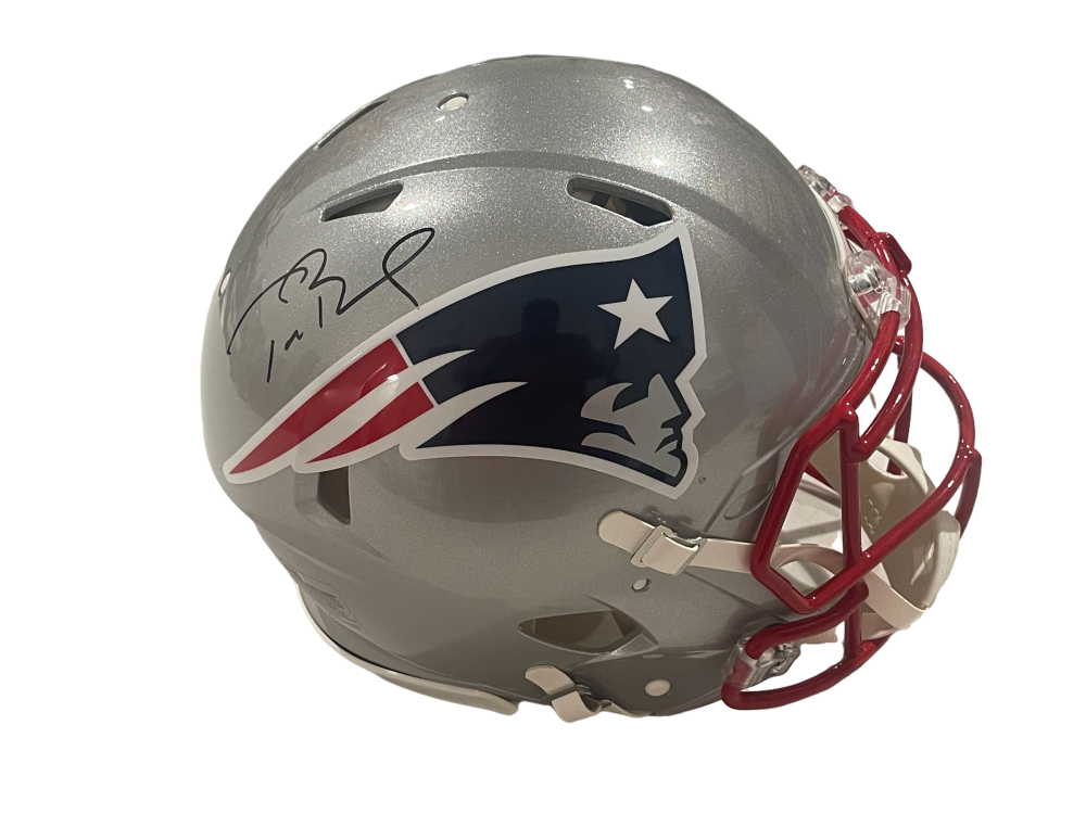 TOM BRADY SIGNED NEW ENGLAND PATRIOTS AUTOGRAPH SPEED AUTHENTIC FULL ...